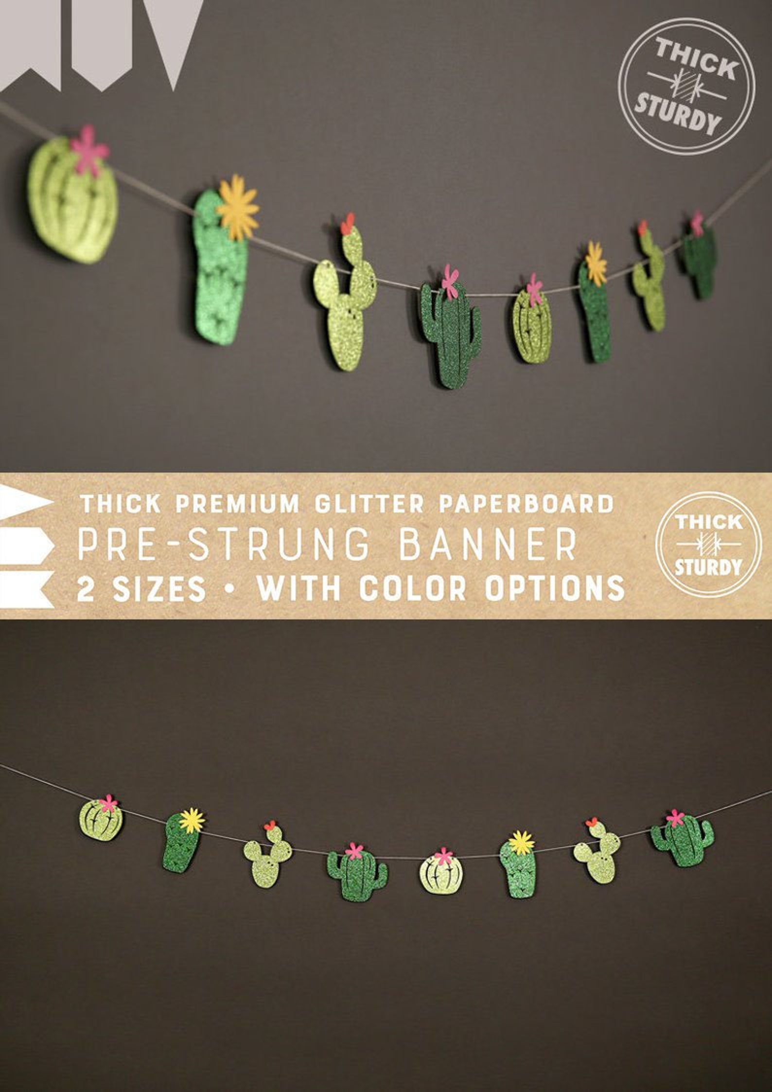 Cactus Garland Cactus Theme Banner Fiesta Party Summer - Etsy