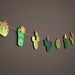 Cactus Garland, Cactus Theme Banner, Fiesta Party, Summer Party, Cinco ...