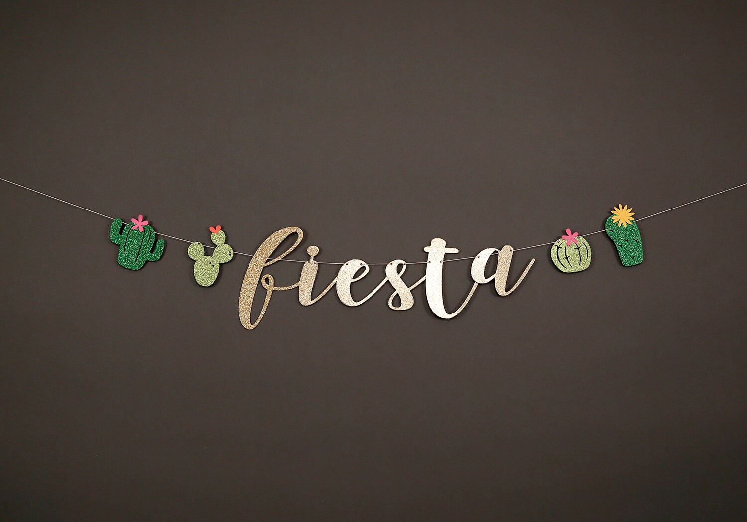 Fiesta Banner With Cactus Cactus Theme Banner Summer Party | Etsy