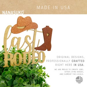 Last Rodeo Cake Topper Western Theme Bachelorette Cake | Etsy