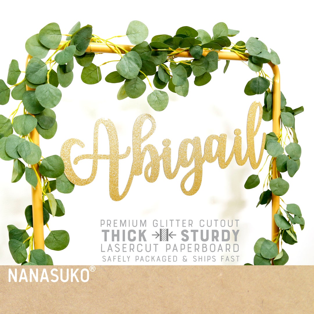 Personalized Hanging Name Sign, Hang From Any Archway or Frame ...