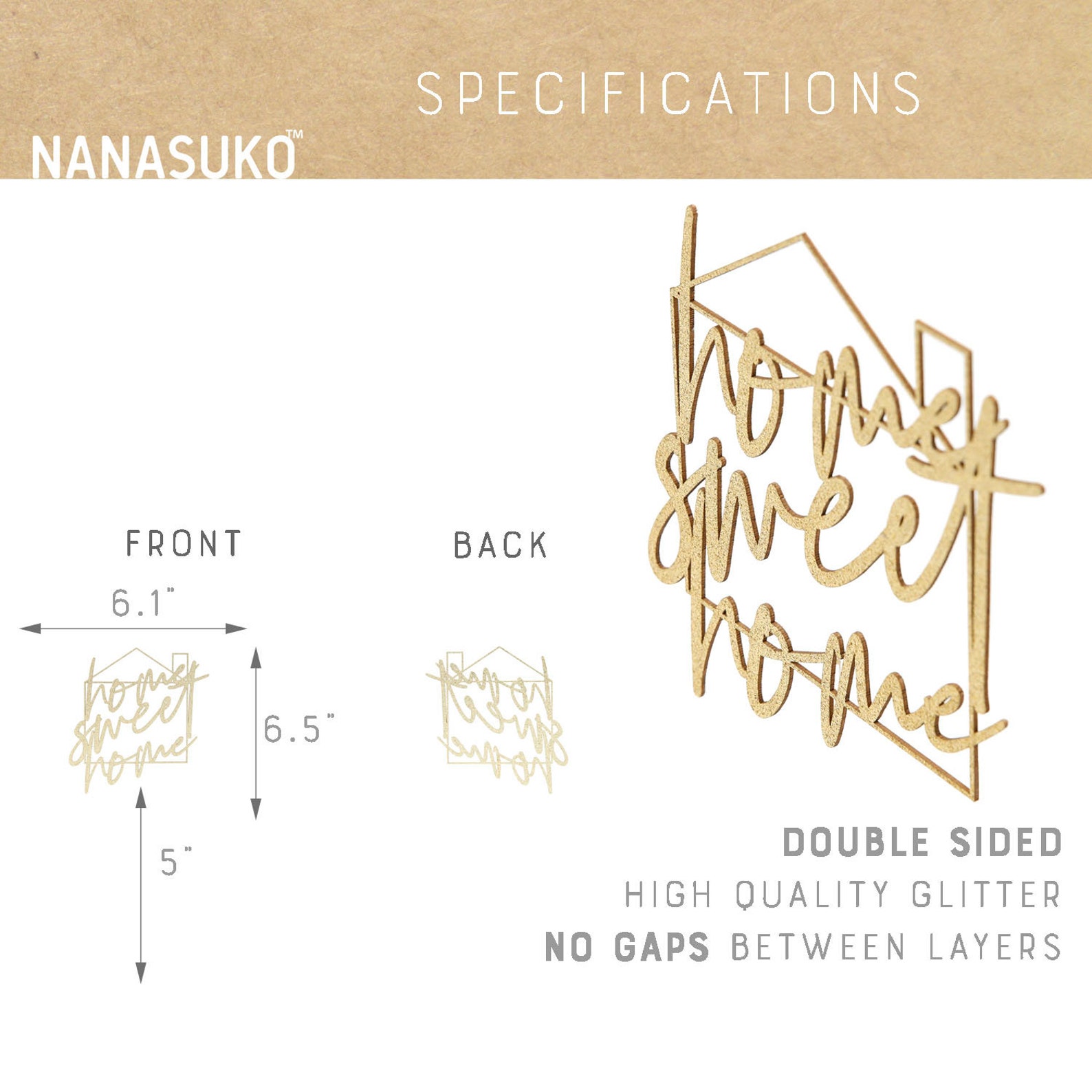 Home Sweet Home Cake Topper, House Warming Topper, Modern Geometric ...