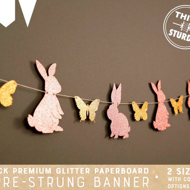 Rabbit Garland - Etsy