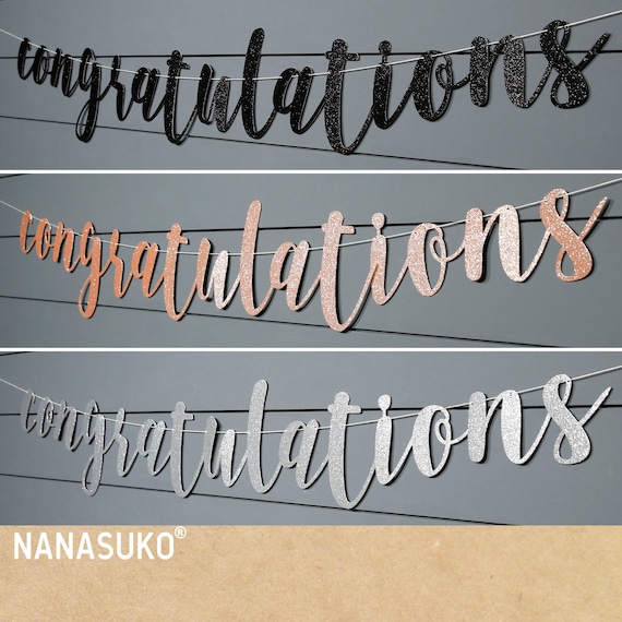 Congratulations Banners