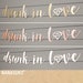 Drunk in Love Banner, With Diamond, Bachelorette Party Banner, Glitter ...