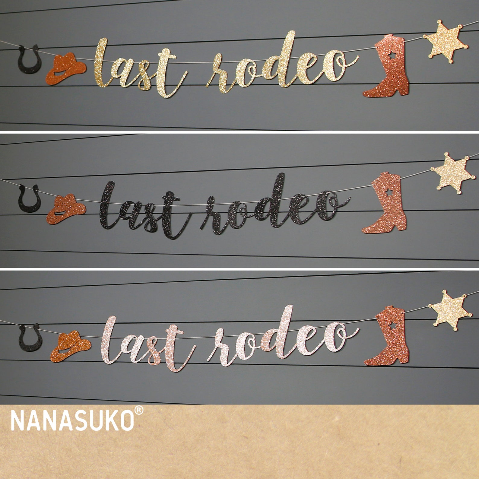 Last Rodeo Banner Nash Bash Party Western Theme Bachelorette - Etsy