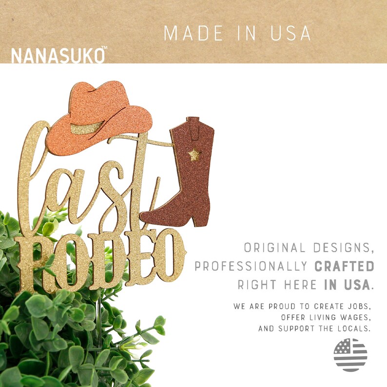 Last Rodeo Cake Topper Western Theme Bachelorette Cake - Etsy