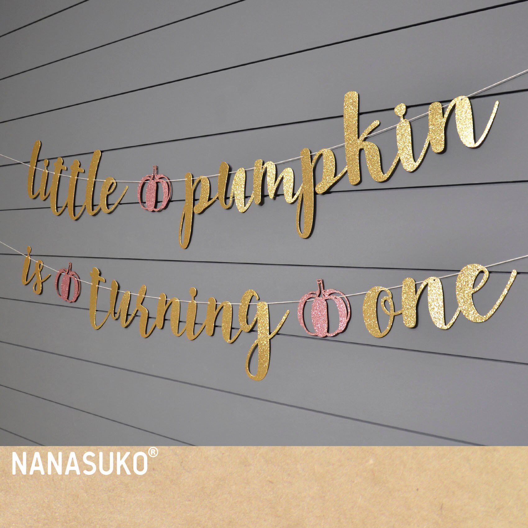 Little pumpkin is turning one banner baby shower banner fall | Etsy