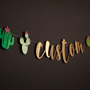Custom Cactus Banner Custom Fiesta Banner Summer Party - Etsy