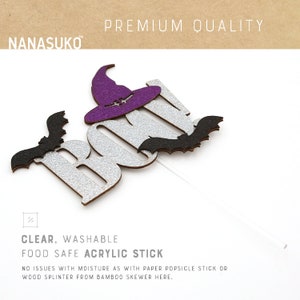 BOO! Cake Topper, Halloween Cake Topper, Glitter Party Decorations - Etsy