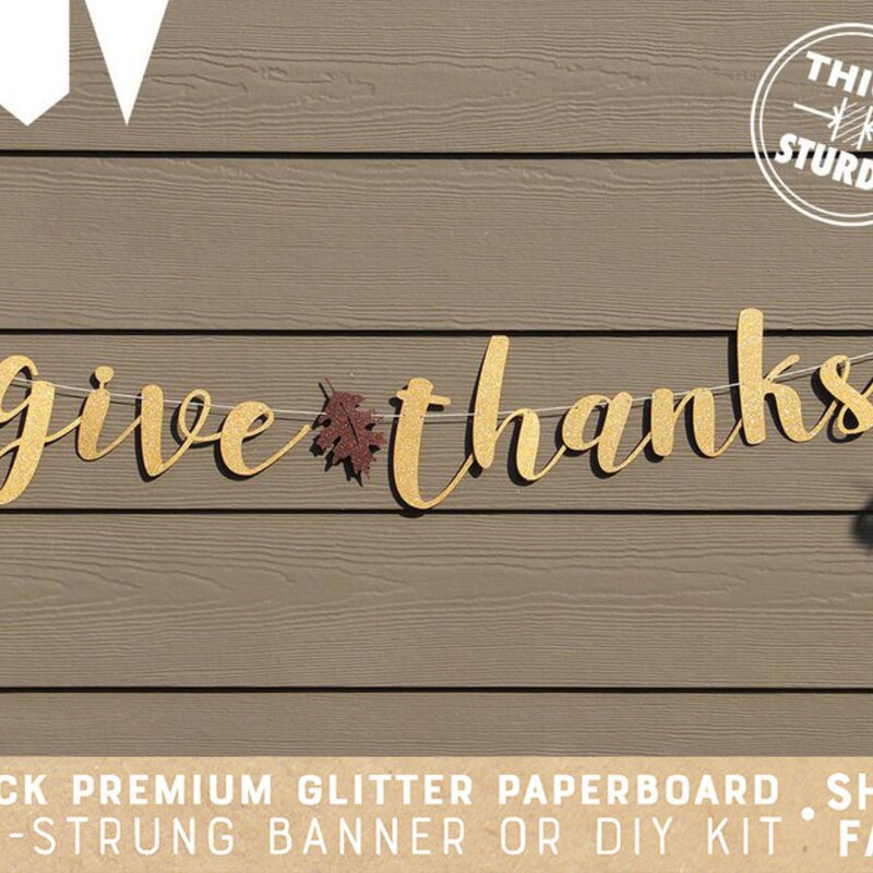 Thanks Banner - Etsy