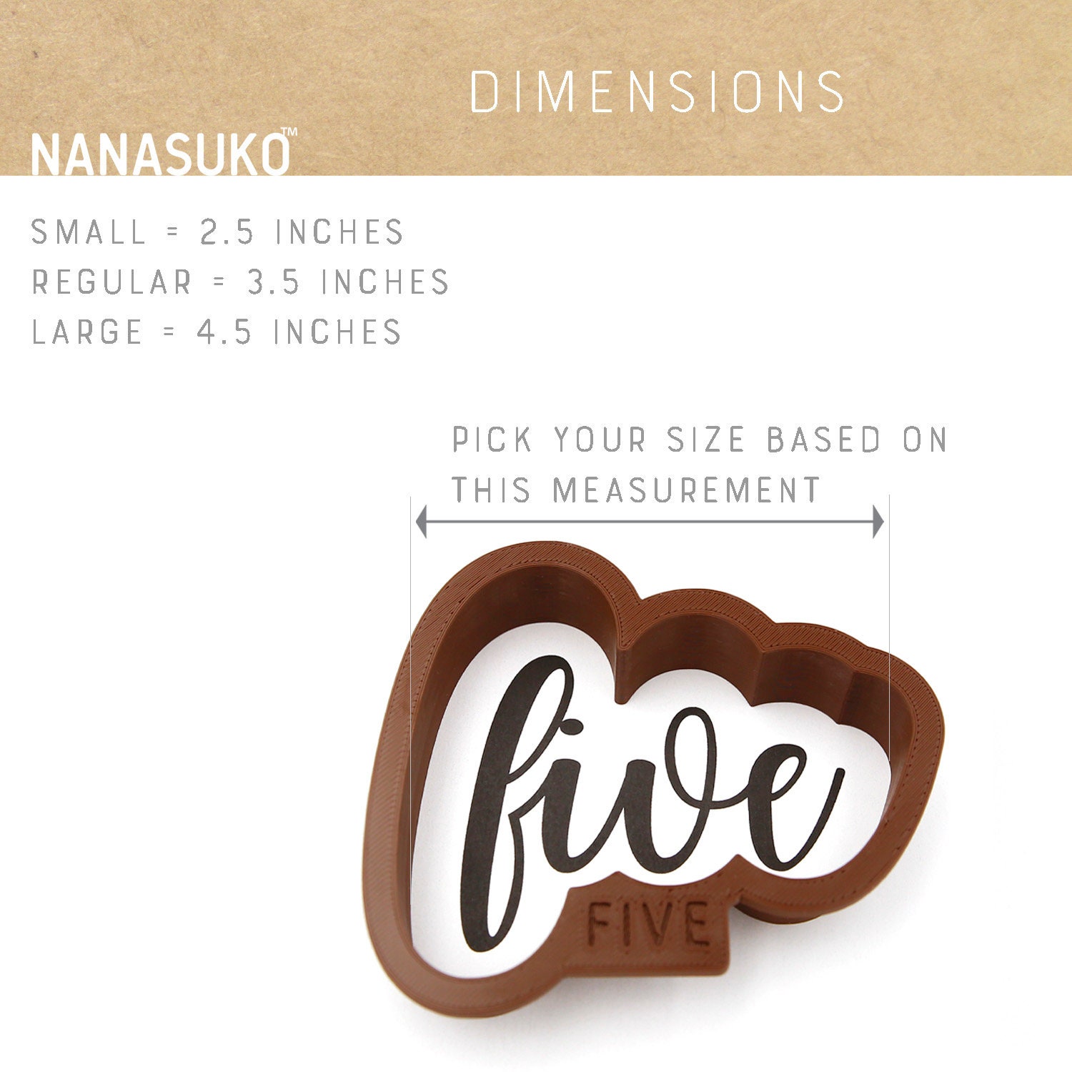 Five Cookie Cutter Cookie Stamp or Stencil Cursive - Etsy