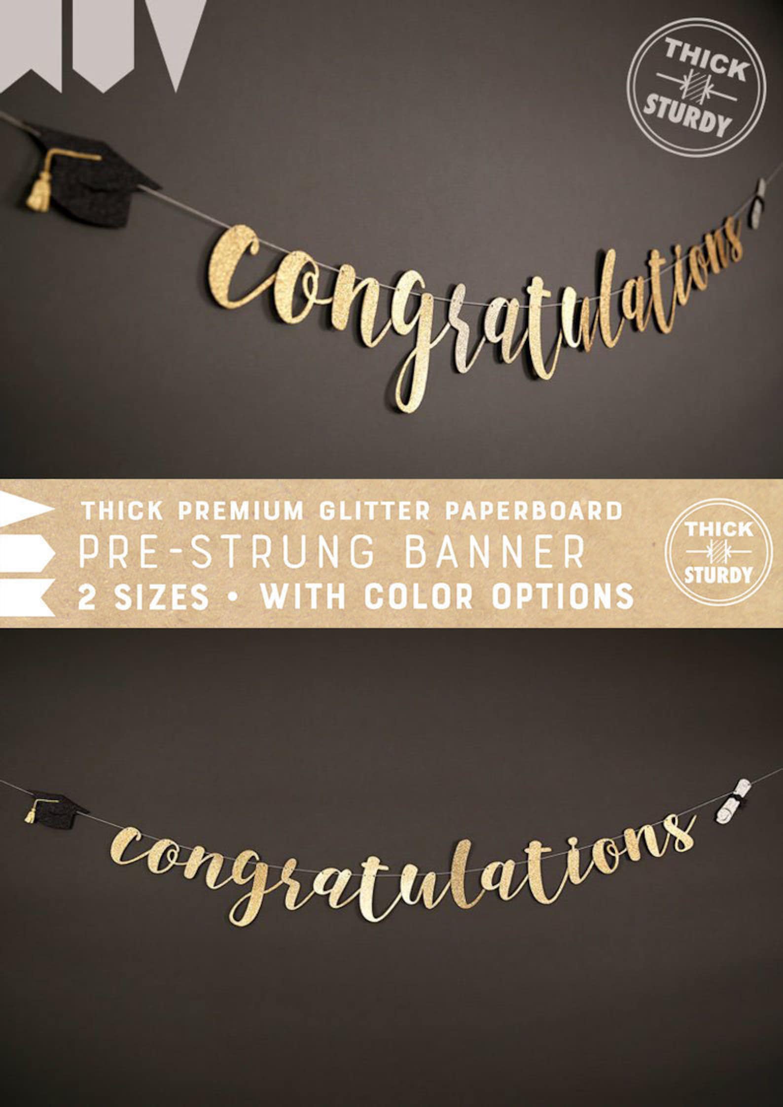 Congratulations Banner Graduation Banner Graduation Party - Etsy