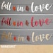 Fall in Love Banner, Gold Glitter Party Decorations, Cursive Banner - Etsy