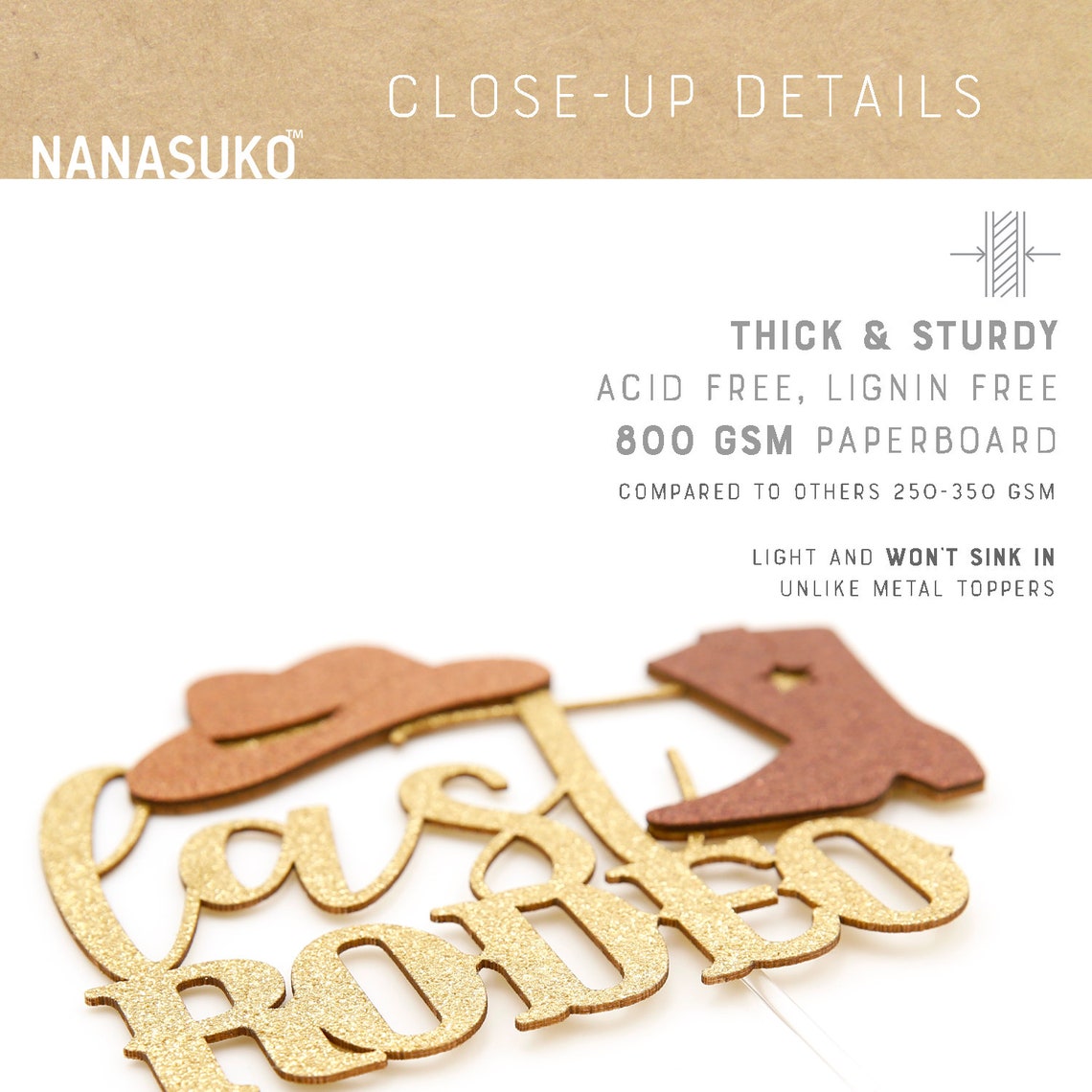 Last Rodeo Cake Topper Western Theme Bachelorette Cake | Etsy