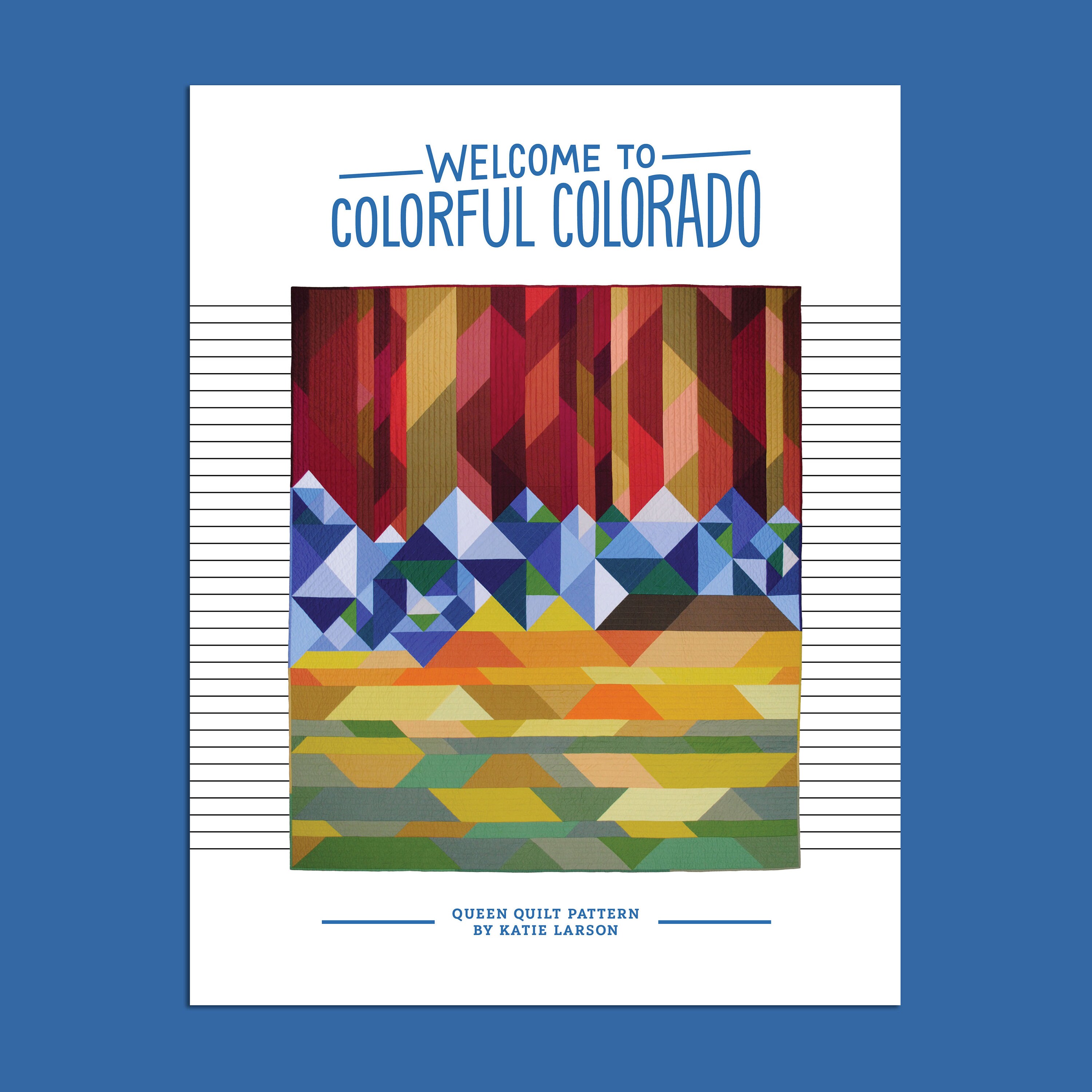 Welcome to Colorful Colorado QUEEN PDF Quilt Pattern - Etsy