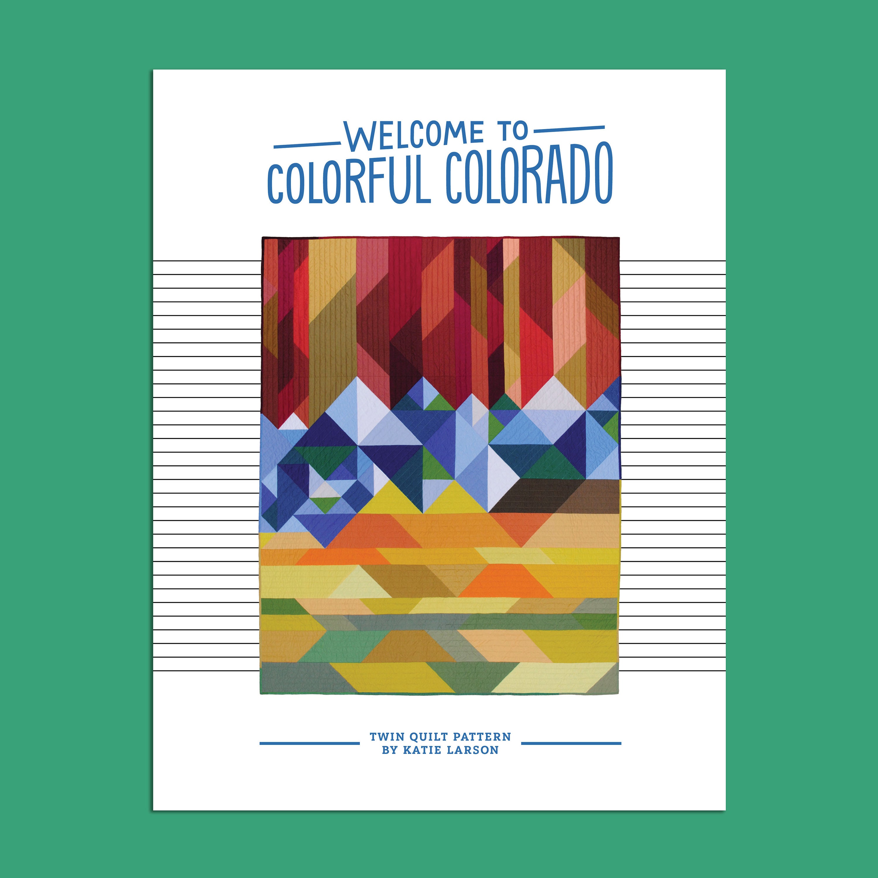 Welcome to Colorful Colorado TWIN PDF Quilt Pattern - Etsy