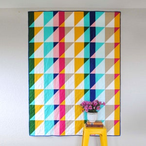 Rise via - Modern PDF Quilt Pattern - Etsy