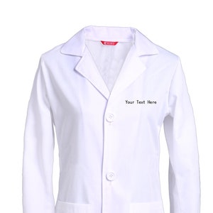 Personalized Customizable Embroidered Women's Lab Coat - Etsy