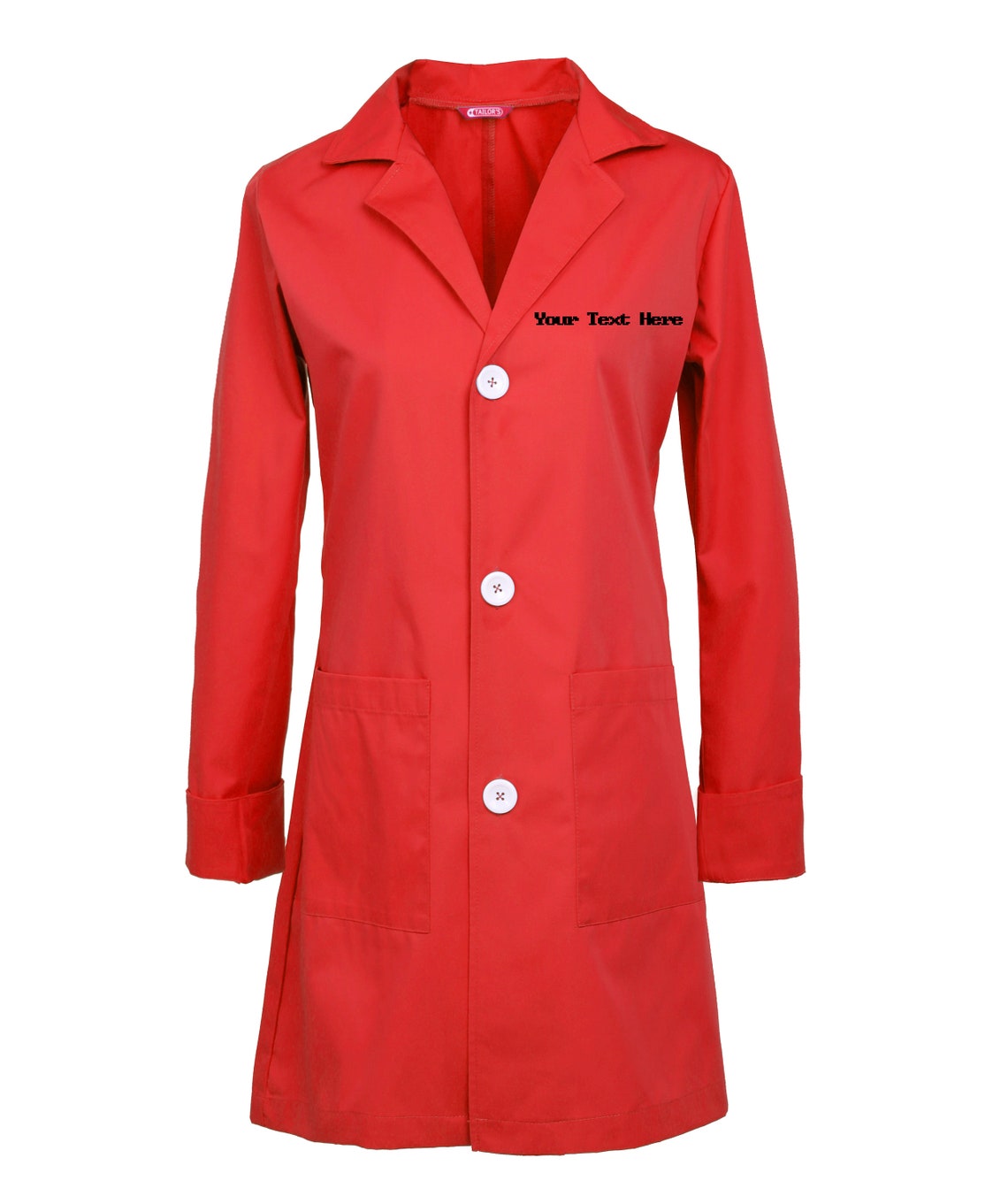 Personalized Customizable Embroidered Women's Lab Coat - Etsy