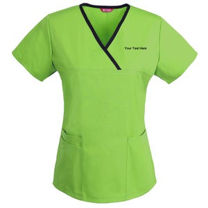 Personalized Customizable Embroidered Women's Medical Scrub Top - Etsy