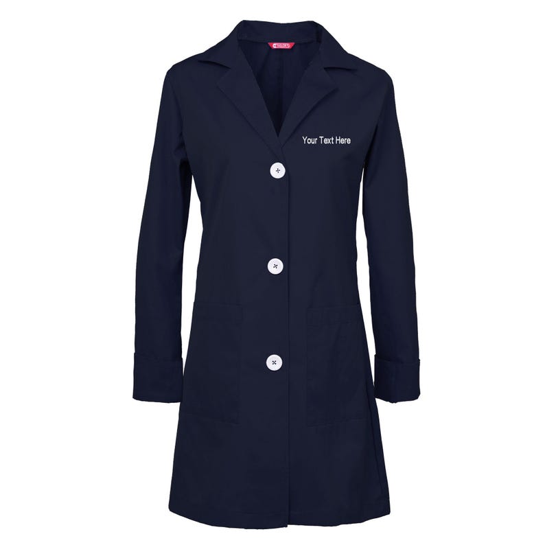 Personalized Customizable Embroidered Women's Lab Coat - Etsy