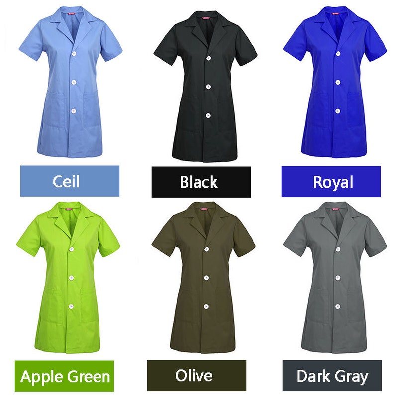 Personalized Customizable Embroidered Women's Lab Coat | Etsy