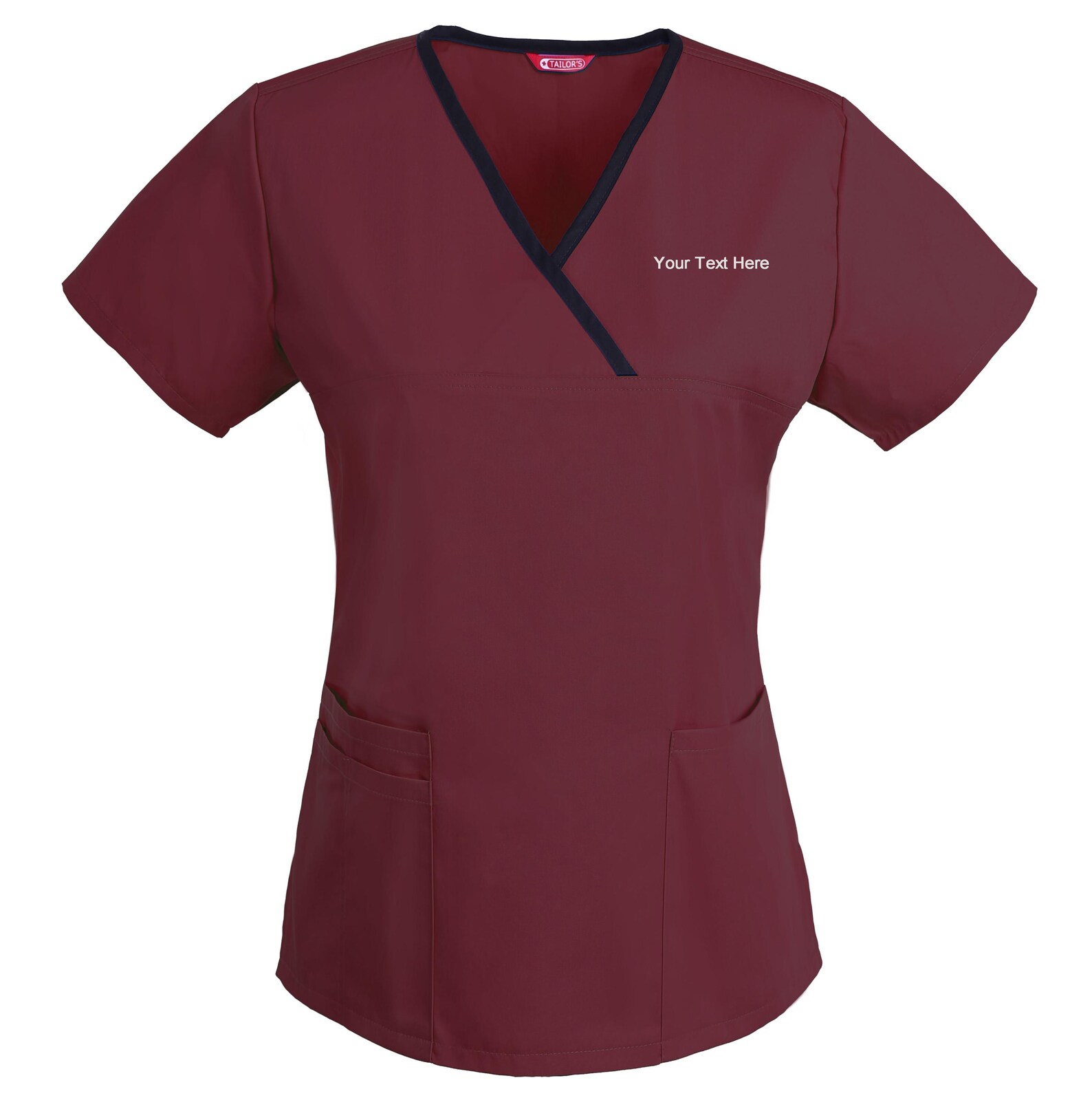 Personalized Customizable Embroidered Women's Medical Scrub Top - Etsy