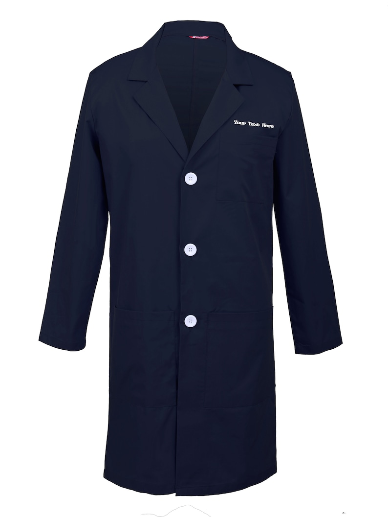Personalized Customizable Embroidered Men's Lab Coat Laboratory Doctor ...
