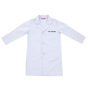 Personalized Customizable Embroidered Children's Lab Coat - Etsy