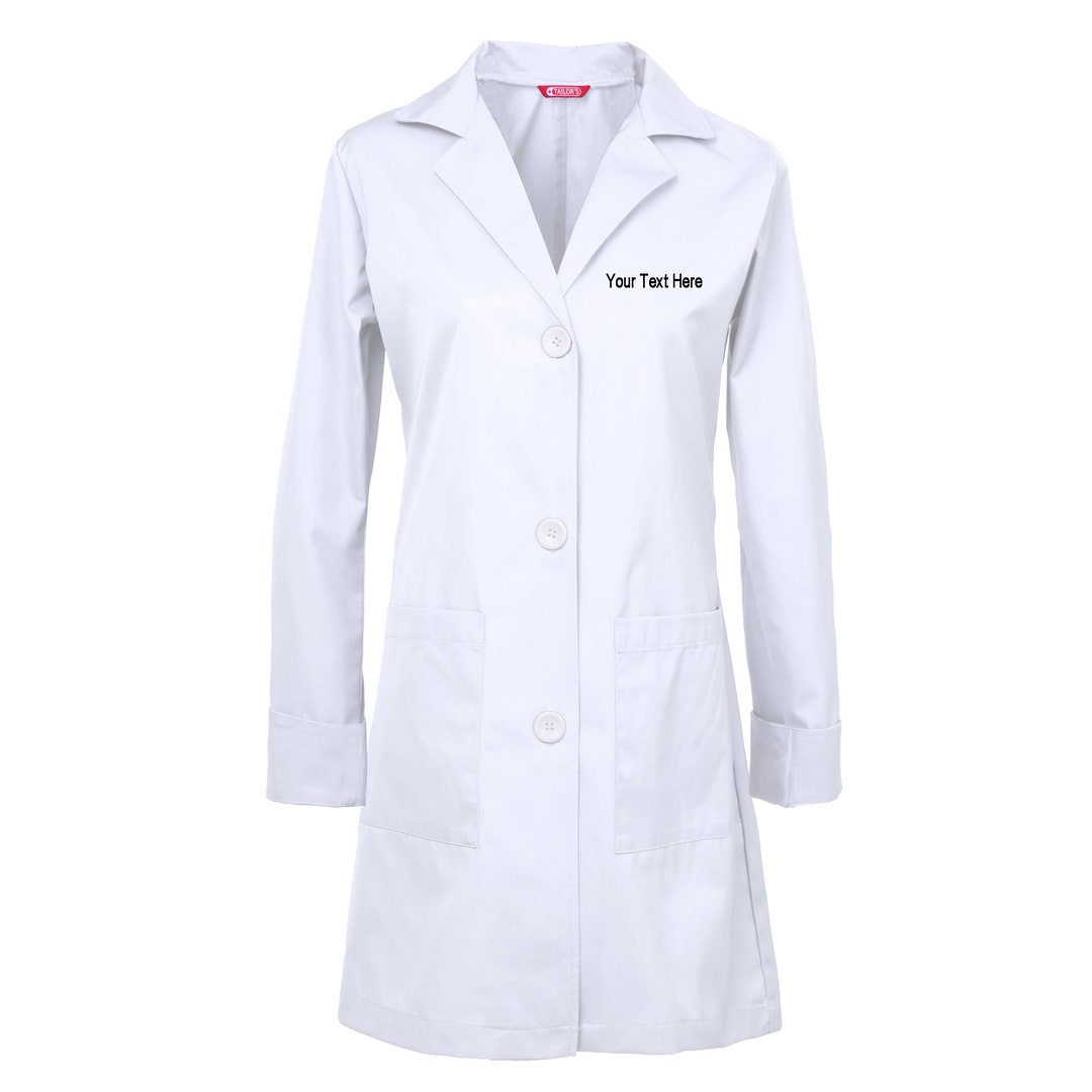 Personalized Customizable Embroidered Women's Lab Coat - Etsy