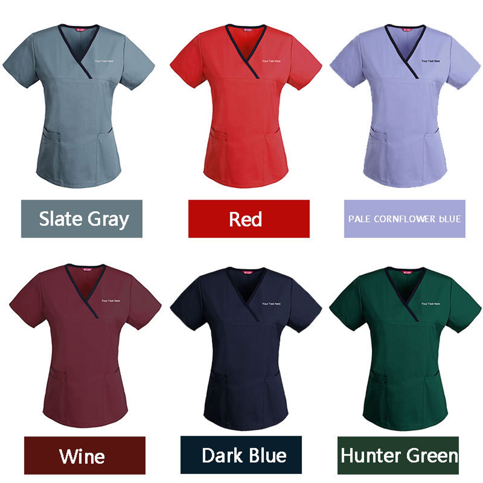 Personalized Customizable Embroidered Women's Medical | Etsy