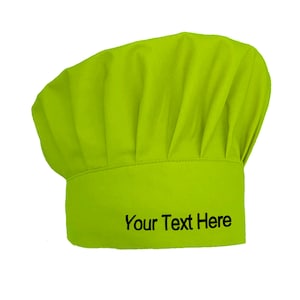 Embroidered Chef Hat Adjustable Elastic Baker Kitchen Cooking Chef Cap ...