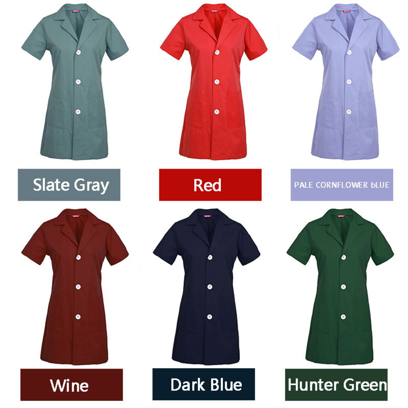 Personalized Customizable Embroidered Women's Lab Coat | Etsy