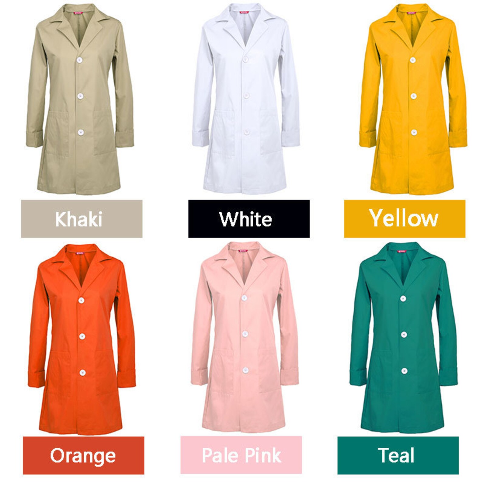 Personalized Customizable Embroidered Women's Lab Coat - Etsy