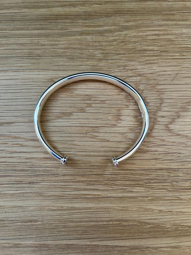 Reflections - Extra Heavy 925 Sterling Silver Torc Bangle | Made and Polished by Hand | UK Made ...