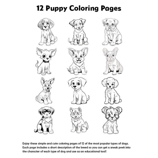 Coloring Book Descriptions - Etsy