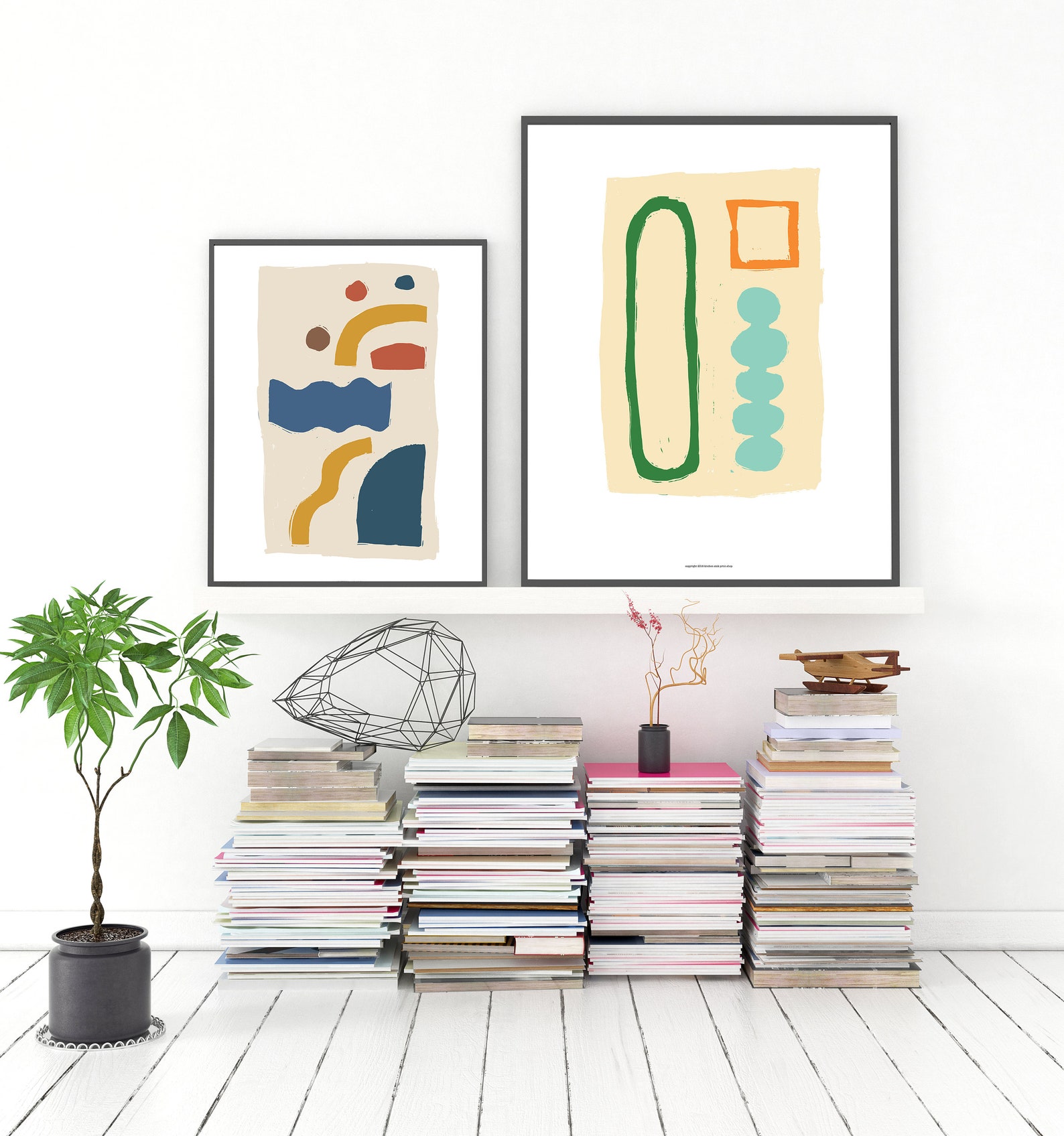 Large Abstract Print Instant Download Abstract Pastel Art - Etsy