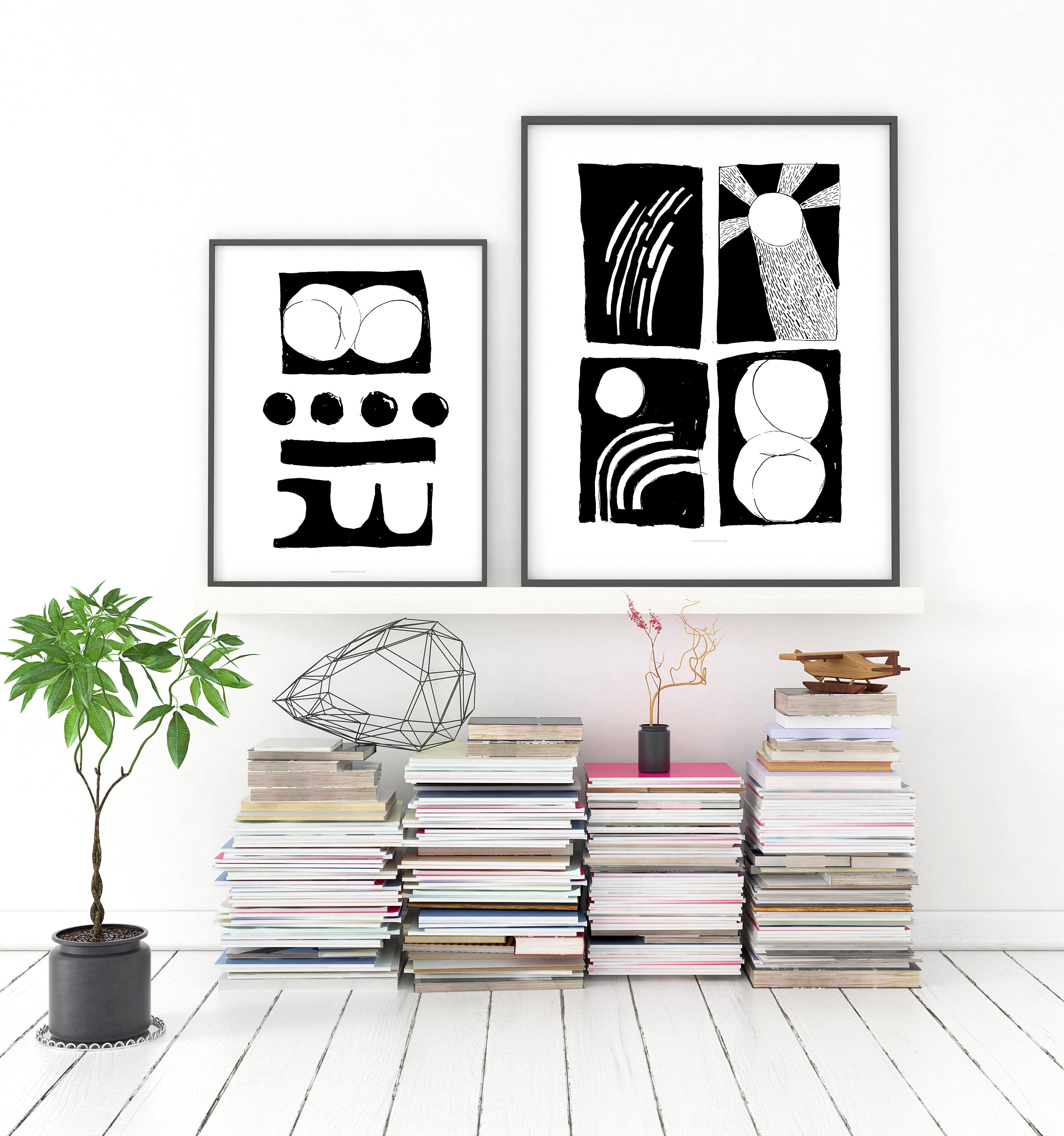 Gallery Wall Set, Set of 2 Wall Art Prints - Etsy