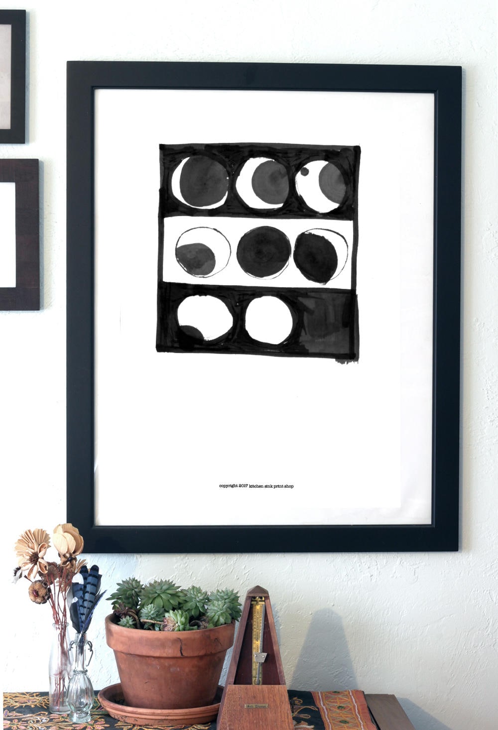 Moon Phases Print, Moon Poster, Moon Phase Poster, Lunar Phases Print ...