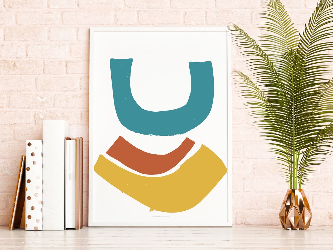 Modern Home Decor, Printable Large Abstract Wall Art - Etsy
