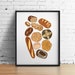 Bakery Art Print, Bakery Decor, Bread Print, Food Poster, Bakery Wall ...