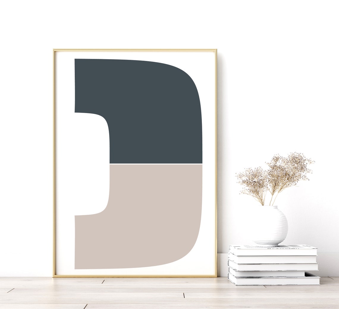 Geometric Printable Wall Art, Minimalist Print - Etsy