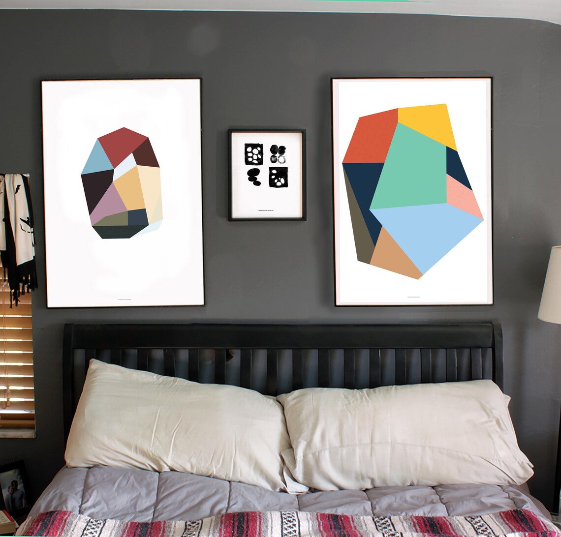 Nordic Poster Art Above Bed Prints Nordic Print Design - Etsy