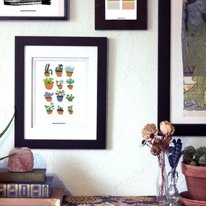 Cactus Printable, Succulent Wall Decor, Cute Cactus Print, Cactus ...