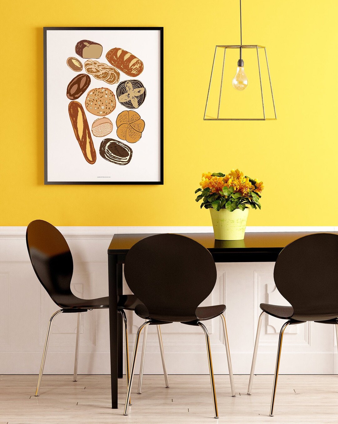 Bakery Art Print, Bakery Decor, Bread Print, Food Poster, Bakery Wall ...