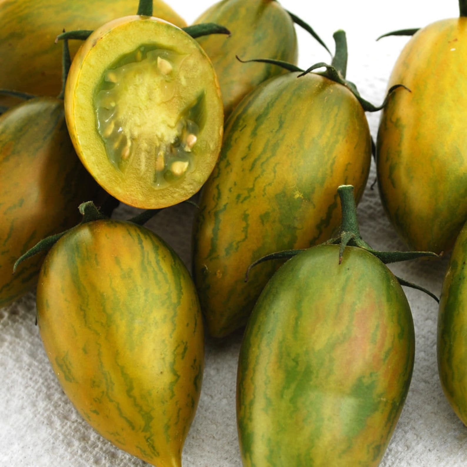 TOMATO Cherry GREEN TIGER 50 seeds Heirloom | Etsy