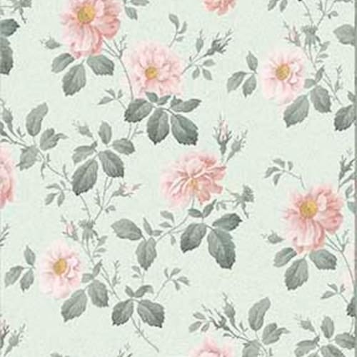 Dollhouse Wallpaper 1/12 Scale Watercolor Rose Board and - Etsy