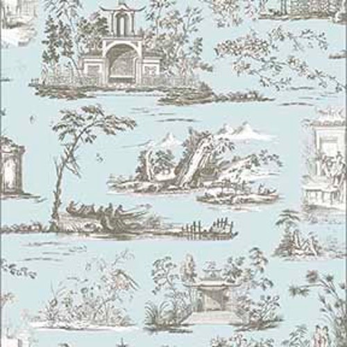 Dollhouse Wallpaper 1/12 Scale Toile Historical Printable - Etsy