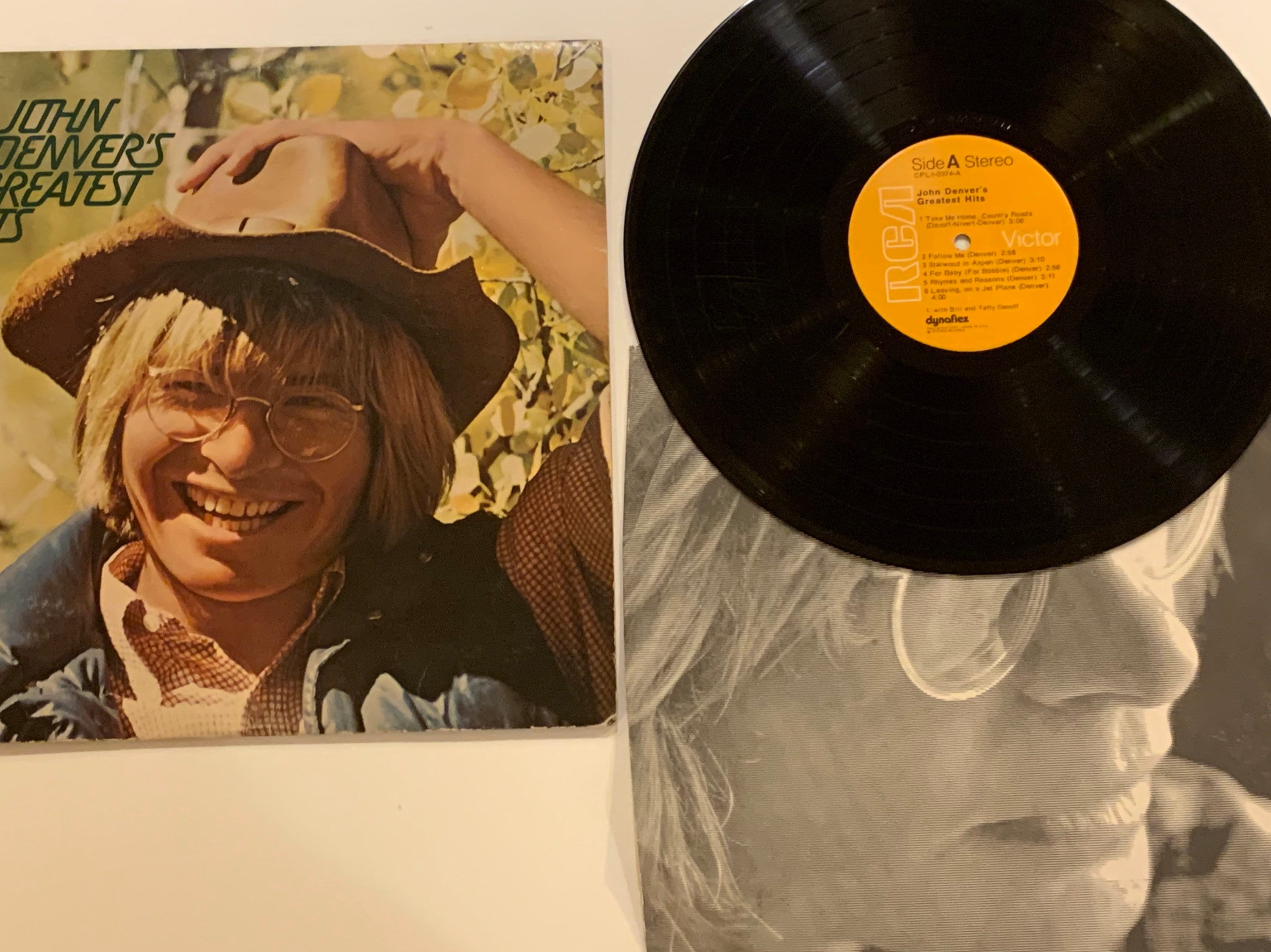 John Denvers Greatest Hits Album 1973 70s Country Records | Etsy